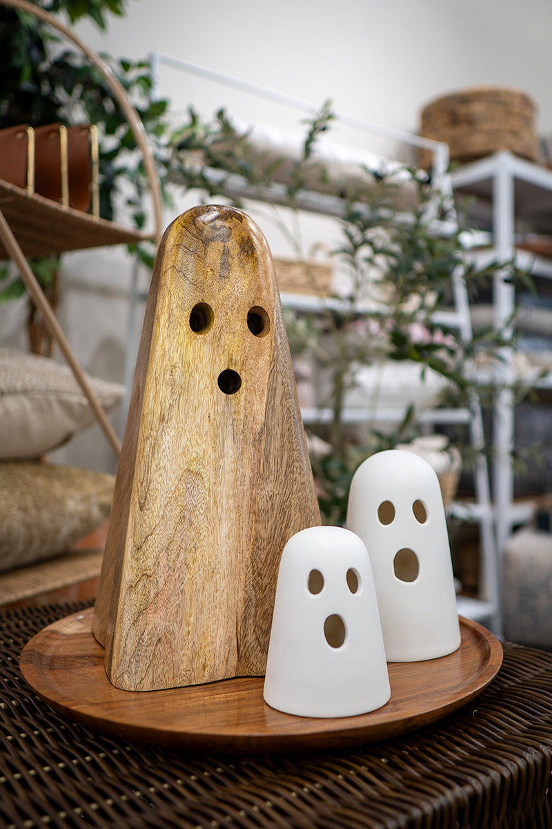 Becki Owens Freestanding Mango Wood Decorative Ghost | DesignStyles