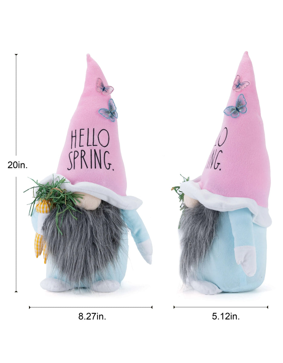 Rae Dunn “Hello Spring” Gnome for Spring-Easter Décor | DesignStyles