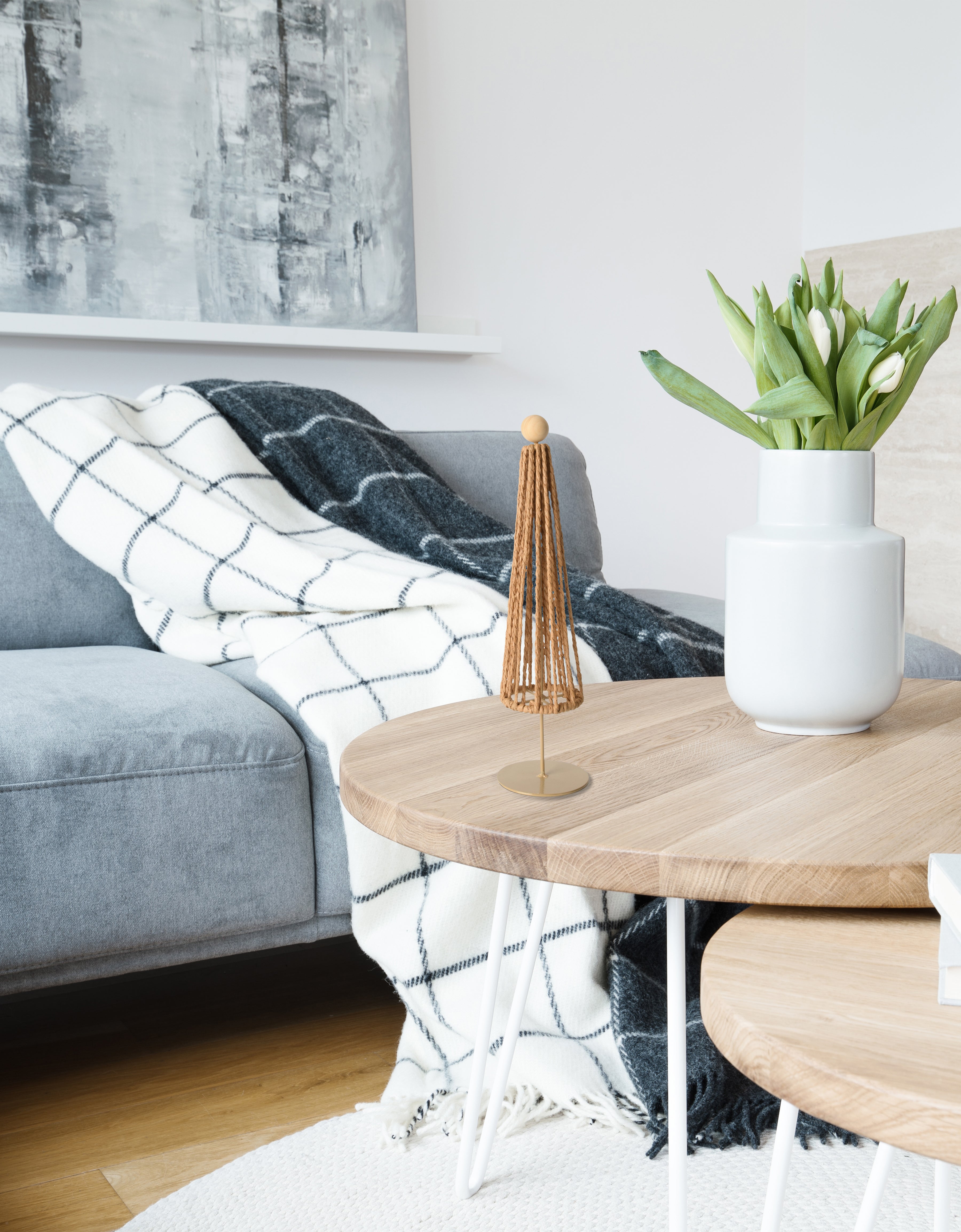 Becki Owens Freestanding Decorative Wicker Cone Tree | DesignStyles