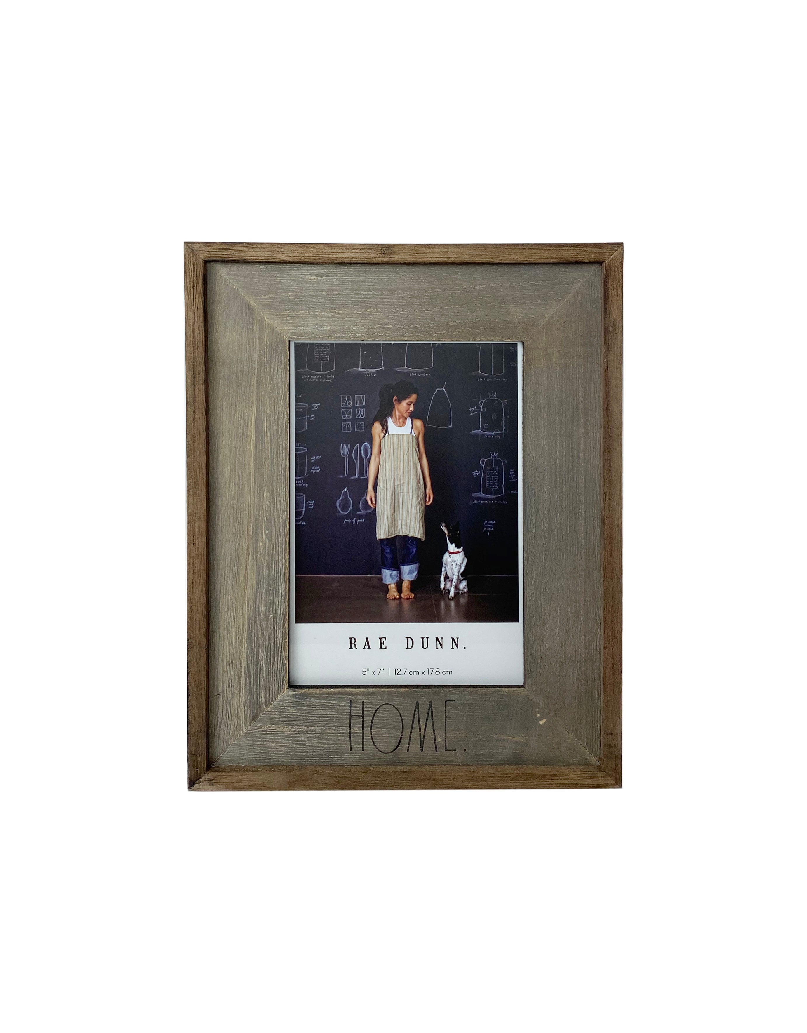 Rae Dunn “Home” 5x7 Freestanding Rustic Wood Picture Frame | DesignStyles